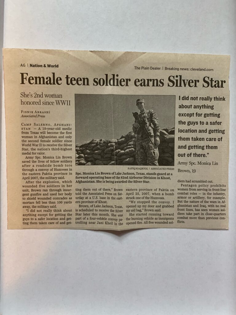 Lessons from a Silver Star Recipient: Monica Lin Brown - Airman to Mom